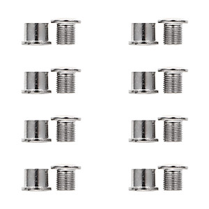 LIOOBO 12pcs Crankset Locking Screw Chainwheel Screw Mountain Bike Screw Bike Accessories Glass in a Bottle Chainwheel Fixing Tool Cycling Cankset Screw Galvanized Steel Platter Fold