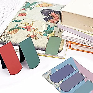 12PCS Magnetic Bookmarks - Magnet Page Markers Page Clips Assorted Book Markers Set for Students Teachers Reading, and Book Lovers