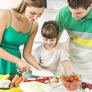 ZIJUND 22PCS Wooden Kids Kitchen Knife, Crocodile Kids Knife Set with Gloves Cutting Board Fruit Vegetable Crinkle Cutters Serrated Edges Plastic Toddler Knifes for Real Cooking Kid Safe Knives