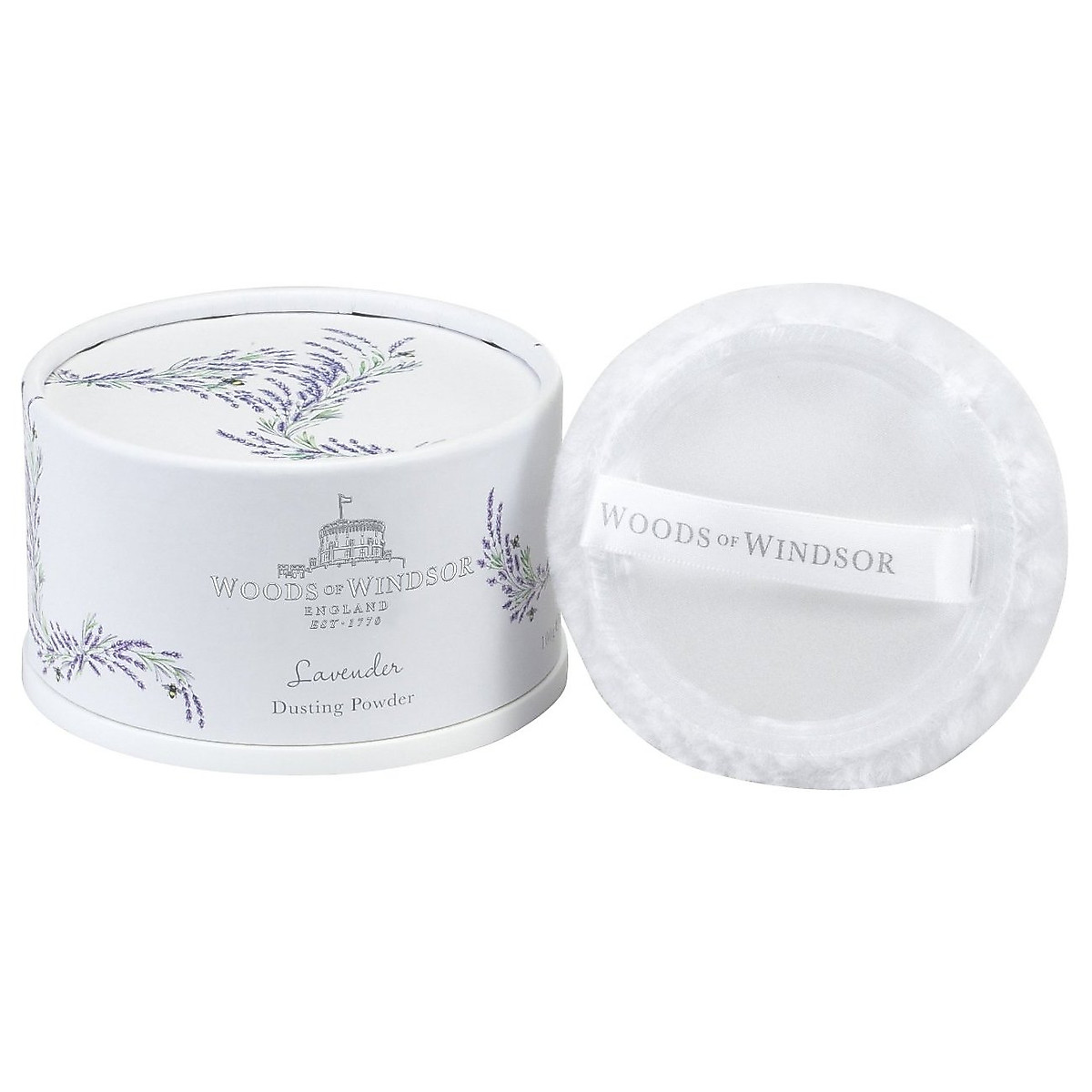 White Jasmine by Woods of Windsor 3.5 oz Body Dusting Powder with Puff