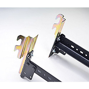Ronin Factory Hook On Bed Frame Brackets Adapter for Headboard Extra Heavy Duty, Set of 2 Brackets with Hardware, 711 Bracket, Bolt-On to Hook-On Conversion