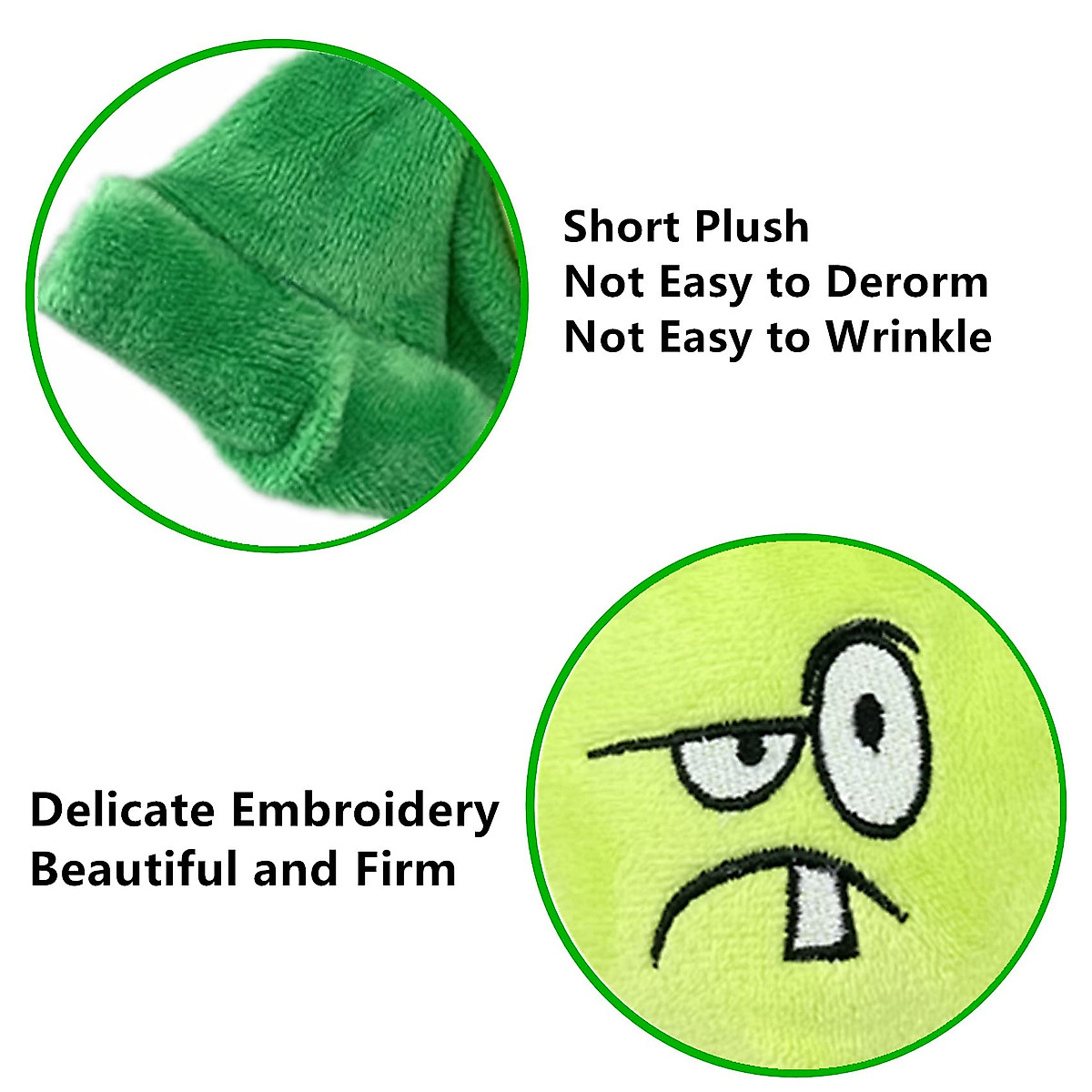 JHESAO 6" PVZ Plush Bonk Choy Toys PVZ 1 2 Stuffed Soft Zombies Doll Chinese Cabbage Plant Toy New