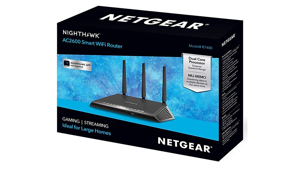 NETGEAR Nighthawk AC2600 Router - Fast & Reliable Wi-Fi