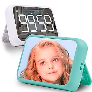 2 Pack Digital Kitchen Timer for Cooking, Large Magnetic Countdown Visual Classroom Timer for Kids, with Continuous Light Function for Teachers and Students