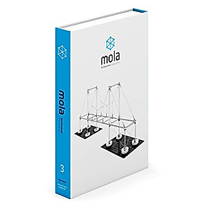 Mola Structural Kit 3 | Magnetic Modular Kit for Engineering and Architecture Education | 205 Pieces + Practical Guide