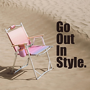 FOXCAMP Lightweight Camping Chairs | Portable Folding Chair | Beach Chair | Stylish Design with Wood Handles | Heavy Duty 330 lbs | Ultralight 5 lbs | Beach, Picnic, Concerts, BBQ