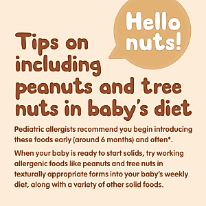 Happy Baby Organics Nutty Blends, Apple & Walnut Butter, 3 Ounce (Pack of 8)