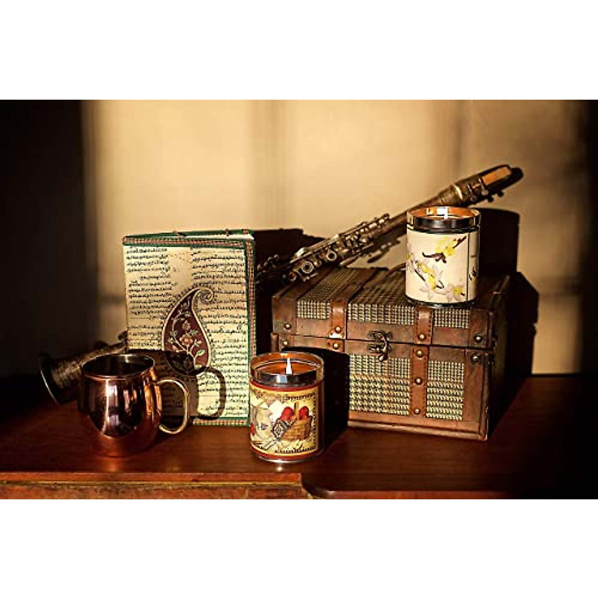 Our Own Candle Company French Vanilla Scented Candle in 13 Ounce Tin