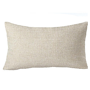 FELENIW Happy Fall Y'all Golden Autumn Red Maple Leaves Family Home Gift Throw Pillow Cover Cushion Case Cotton Linen Material Decorative Lumbar 12" x 20'' inches