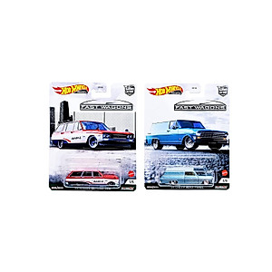 Hot Wheels Premium Car Culture Fast Wagons Complete Set of 5 Vehicles