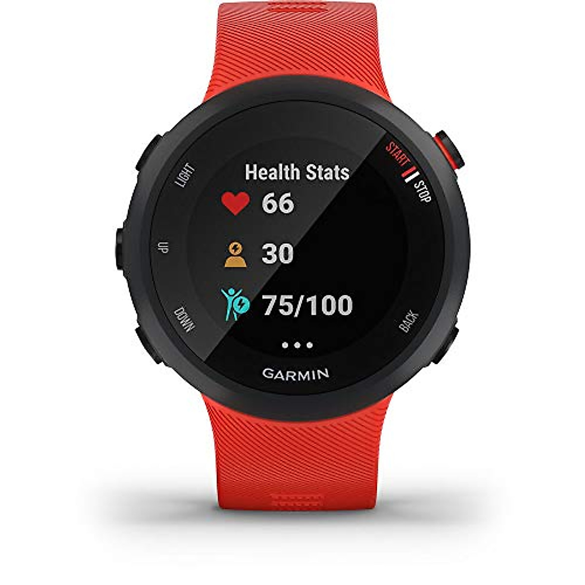 Garmin 010-N2156-06 Forerunner 45 GPS Heart Rate Monitor Running Smartwatch (Lava Red) - (Renewed)