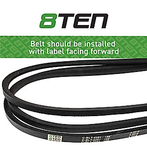 8TEN Deck Belt for Exmark 60 inch Lazer Z AS E S X Series Zero Turn Mower 109-8073 116-1985