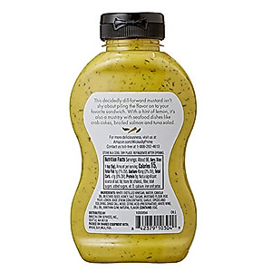 Amazon Brand - Wickedly Prime Mustard, Dill, 11.75 Ounce