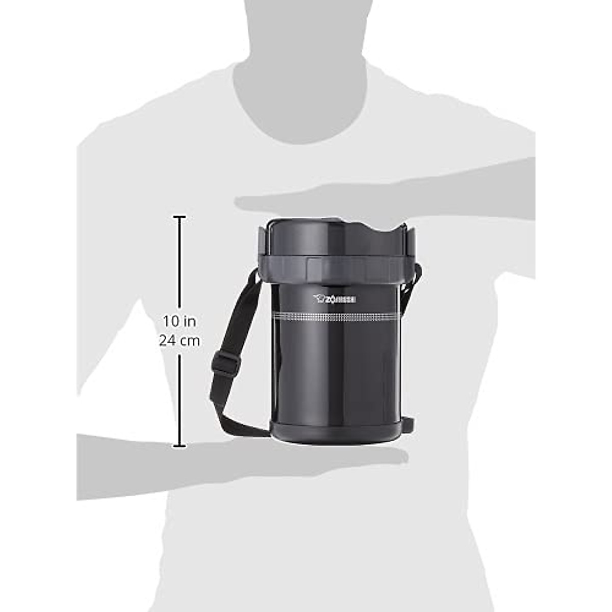 Zojirushi Classic Bento Vacuum Lunch Jar - Black