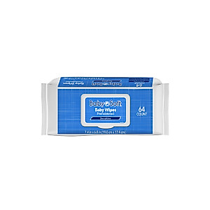 Baby Wipes, Baby Soft Sensitive 8 Flip top packs (512 Wipes Total).