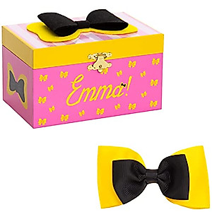Mighty Mojo The Wiggles Emma Musical Jewelry Box - Comes with Wearable Hairbow - Gift for Wiggles Fans - Music For Kids - Wiggles Toys - Fruit Salad Australian