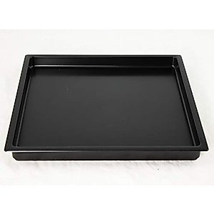 Japanese Square Plastic Humidity Trays for Bonsai Tree - 7.5"x 7.5"x 0.75" Black