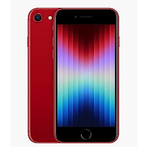 Apple iPhone SE 2022 SE3 SE2022 64/128/256GB ROM Original 4.7" Retina IPS LCD RAM 4GB iOS Fingerprint 12MP 5G Unlocked Cellphone SE 2022 Standard/Red / 64G|4GB