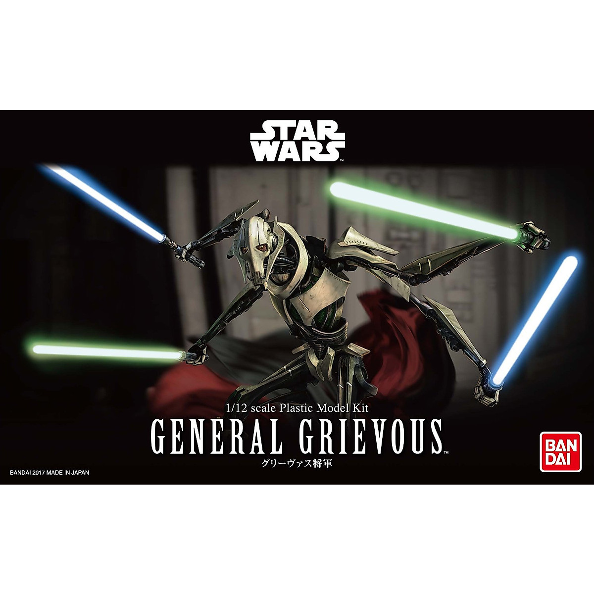 Bandai Hobby Star Wars 1/12 Plastic Model General Grievous "Star Wars"