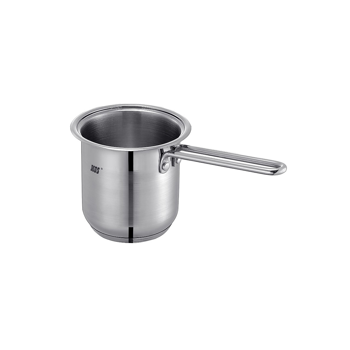 Premium 18/10 Stainless Steel Stockpot Milk Pan with Glass Lid,1.6-Quart Sauce Pan Professional Cooking Pot Cookware with Long Heatproof Handle,Easy Clean & Dishwasher Safe