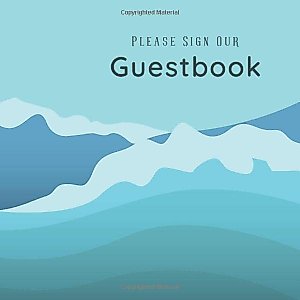 Beach House Guest Book: PROMPTED 200 pages, great for CABINS, VACATION RENTALS, LODGE VISITORS, B&B, GUEST HOUSE, HOME EXCHANGES