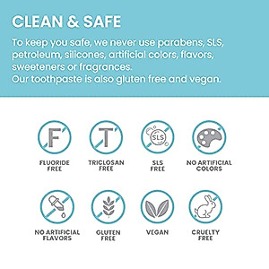 Himalaya Botanique Neem & Pomegranate Toothpaste, Original Formula for Brighter Teeth and Fresh Breath, 0.74 oz, Fluoride Free, TSA Approved Travel Size, 10 Pack