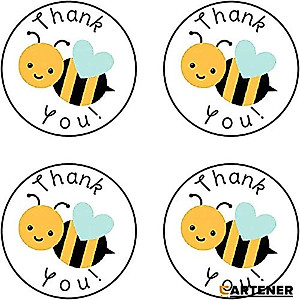 Thank You Stickers 48 Thank You Bumble Bee Envelope Seals Labels