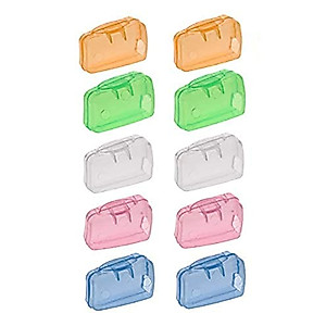 Cafurty 10PCS Toothbrush Covers Head Caps Toothbrush Holder Case Travel Container for Travel Camping Business Trip Toothbrush Cover
