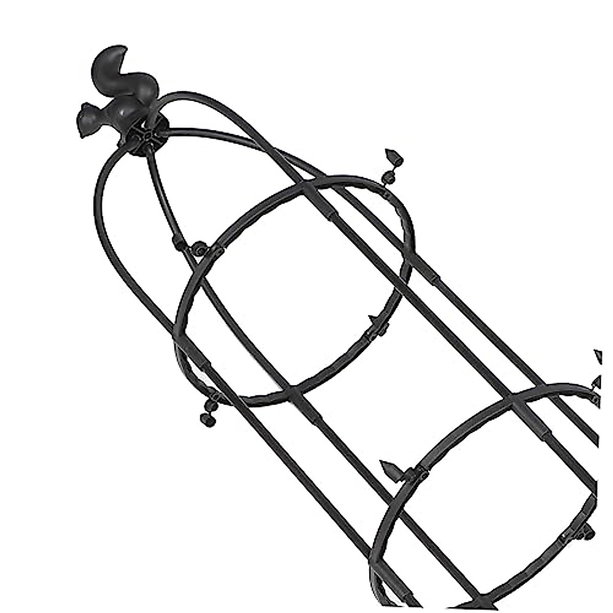 Happyyami 1 Set European Gardening Plant Stand Plant Supports Pergola Brackets Climbing Trellis for Plants Outdoor Plant Support Trellis Plant Support Rack Black Balcony Mountain Rose Flower