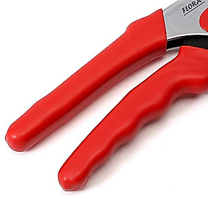 FLORA GUARD - 8.5Inch Traditional Bypass Pruning Shears - Professional Tree and Branch Garden Pruner