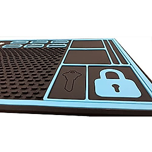 Rubber Work Mat for Lock Picking, Pinning Mat for Lock Picking Tools or Lock Smith Kits, Lockpicking Set Beginner, Lock Pinning Mat, Lock Rekeying Kit, Worktable Mat
