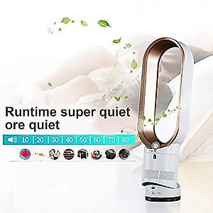 Evaporative Coolers,bladeless Fan Air Cooler,air Conditioner Fan Cooler Negative Ions Safety Tower Fan,mute Fan-silver 16inch