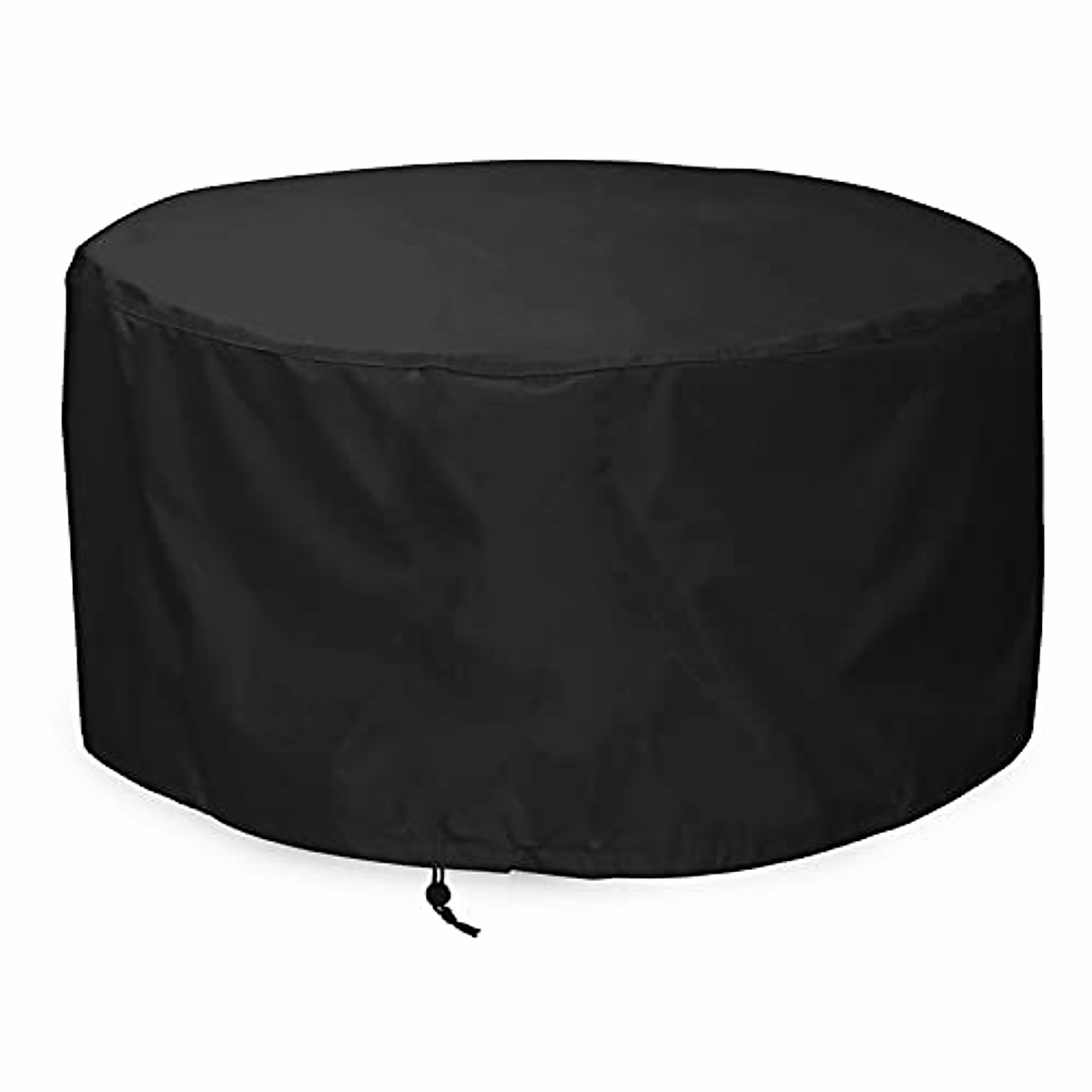 Birsppy Mr.You Round Deck Boxes Covers,28Inch Round Outdoor Storage Table Deck Box Cover,with Drawstring Design,Heavy Duty Waterproof 600D Fabric,28Dia x 18H