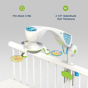 Nurture Smart - Baby Crib Mobile & Projector - Multiple Sound Options - Baby Mobile for Crib - Crib Soother - Keeps Your Baby Relaxed - Easy Parenting - Development Toy