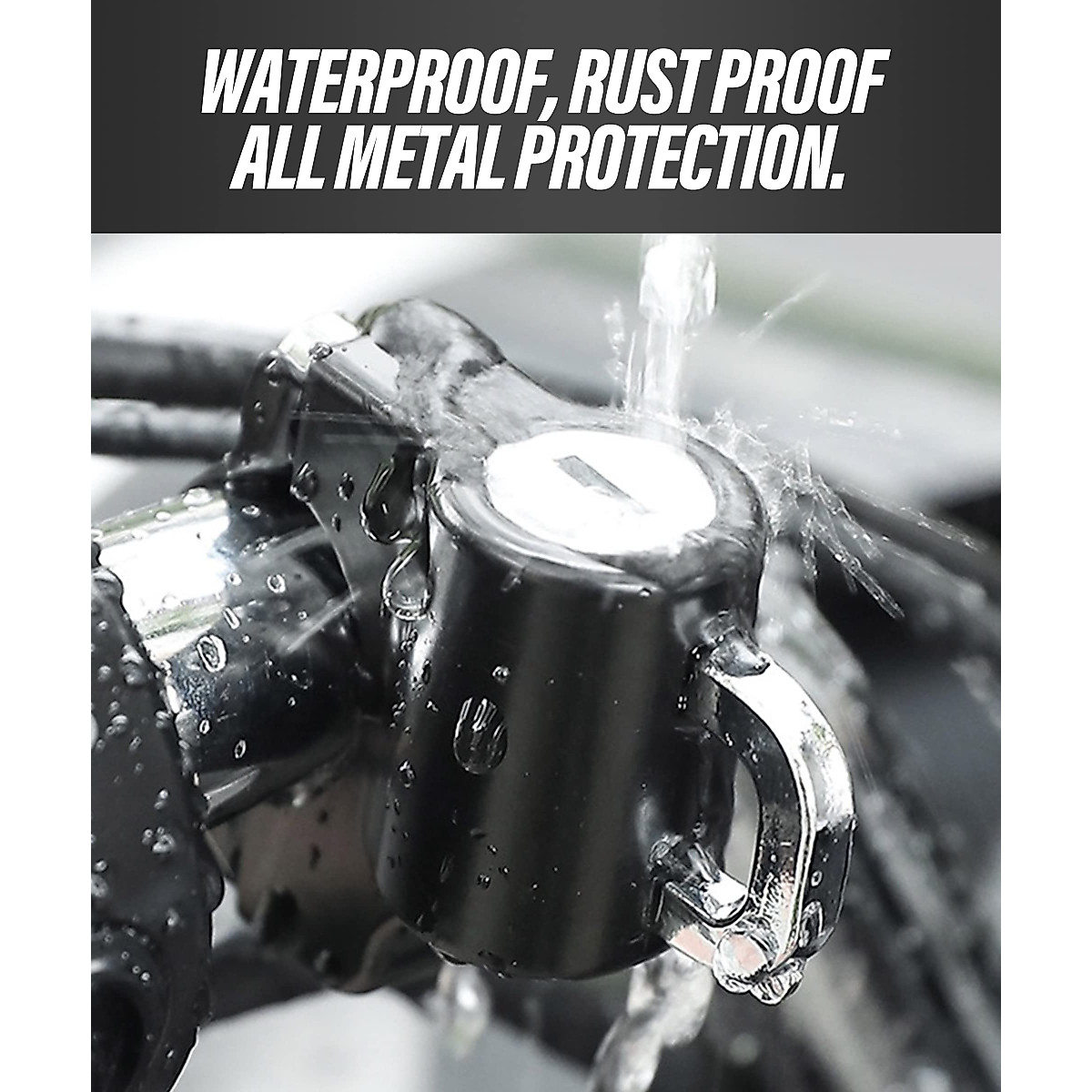 ESEWALAS Motorcycle Helmet Lock Anti-Theft,Universal Helmet Lock Anti Theft Helmet Lock Cable,Tamper-Proof Helmet Security Lock with 2 Keys,Metal Helmet Locks for Motorcycles Scooter Street Bike