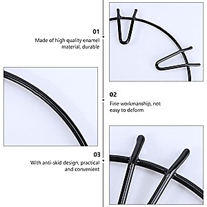 SOLUSTRE 6 Pcs Milk pan stand gas stove pan support gas ring trivet pot stovetop grate rack stove top hob replacement grill grates Kitchen Accessories bracket ring Gas stoves enamel