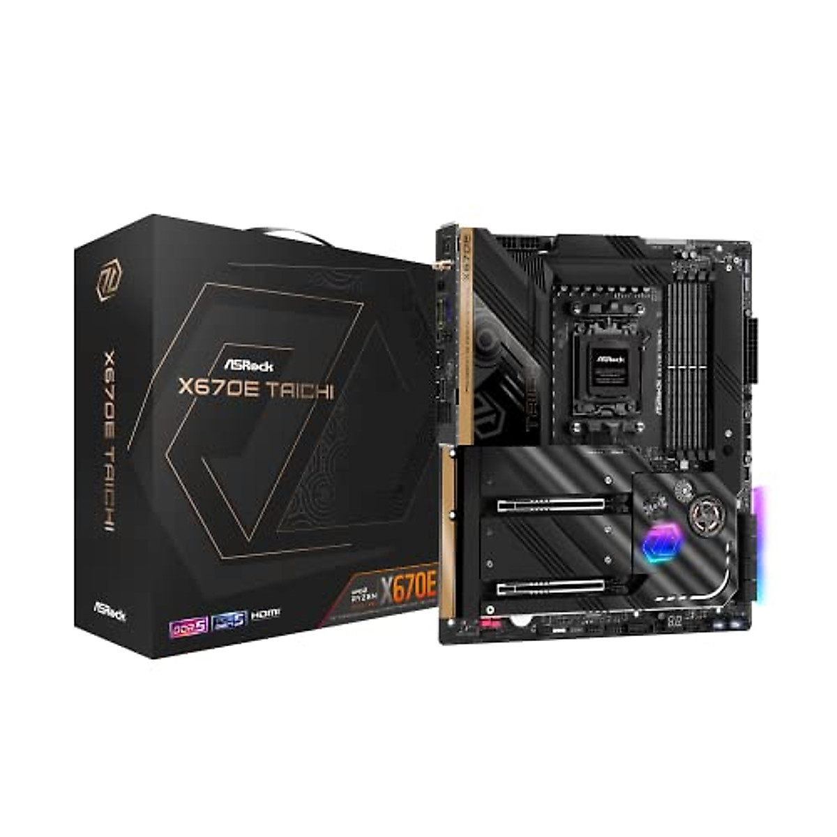 ASRock X670E Taichi Support AMD AM5 RYZEN 7000 Series Processors Motherboard