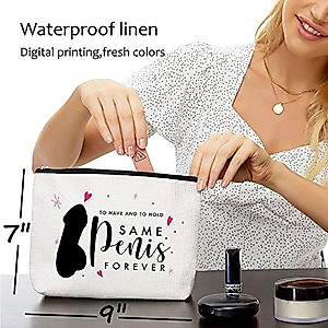 Bridal Shower Gift Ideas, Bachelorette Party Favors, Valentine's Day Gifts for Her Him, Fun Engagement Gifts, Makeup Travel Bag, Bridal Shower Gifts for Bride, Fun Bride Survival kit?Bride Makeup Bag