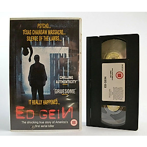 Ed Gein: Based On True Events - Psychotic Serial Kiler - Large Box - Pal VHS