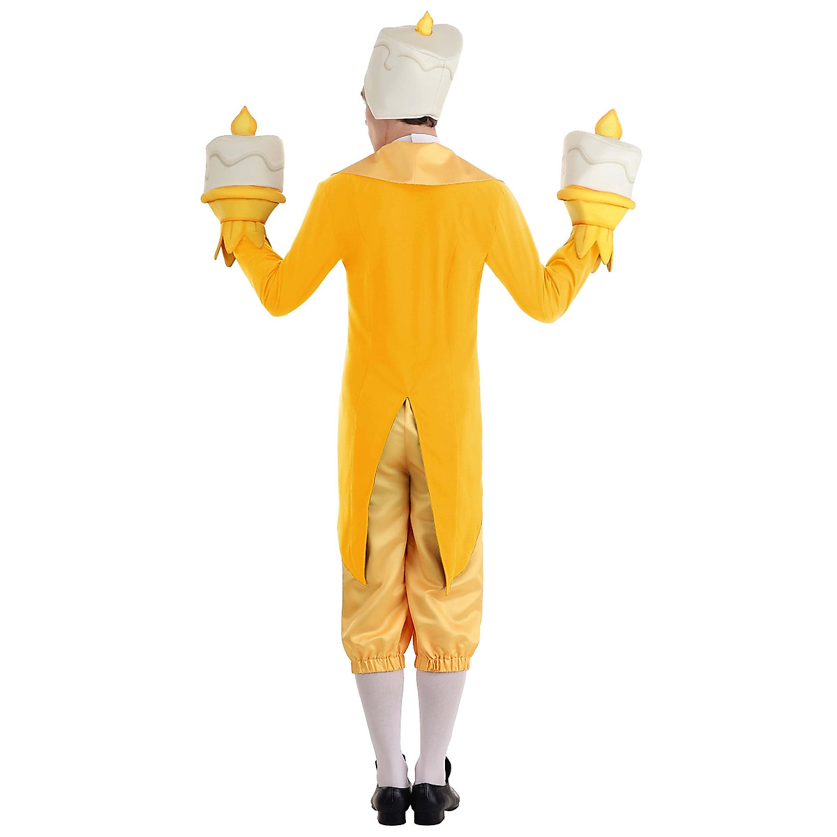 Fun Costumes Disneys Beauty and the Beast Lumiere Costume for Men, Be Our Guest Candlestick Charmer Outfit Medium
