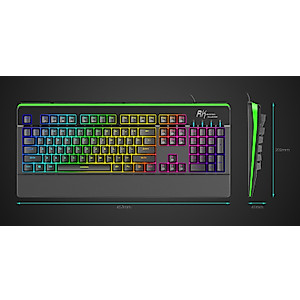 Havit 104 Keys RGB Backlit Wired Mechanical Gaming Keyboard