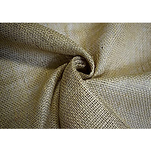 USA Fabric Store Burlap Natural Jute Fabric 10 Oz 72" Wide by The Yard Premium Vintage Upholstery