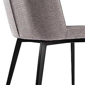 Armen Living Maine Dining Chair, Gray