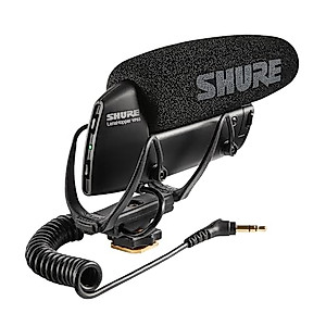 Shure VP83 LensHopper Camera-Mounted Condenser Shotgun Microphone for use with DSLR Cameras and HD Camcorders - Capture Detailed, High Definition Audio with Full Low-end Response