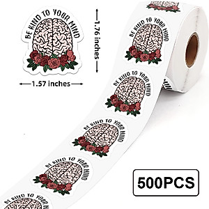 Be Bind to Your Mind Cute Waterproof Stickers, Notebook Stickers Skateboard Stickers Water Bottle Stickers Vinyl Stickers Teen Stickers Kids Stickers