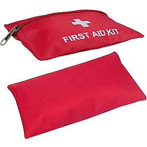 AOUTACC 12 Pack Mini First Aid Kit Empty Bag, Travel Empty First Aid Kit Pouch Bag for Emergency at Home, Office, Car, Outdoors, Boat, Camping, Hiking(Bag Only)