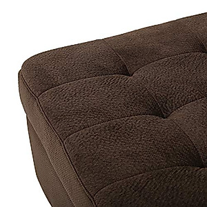 Christopher Knight Home Welsh Chocolate Fabric Sectional Sofa Set