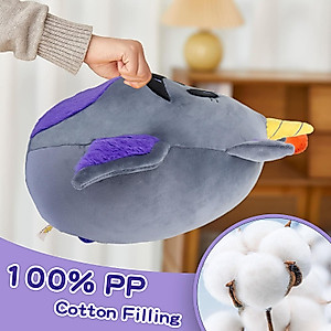 eefaYIYIFA Halloween Plush Toy,Bat Plush Doll Pillow,Soft Squishy Stuffed Animal Toy Halloween Birthday for Kids,Girls,Boys(12 inch)