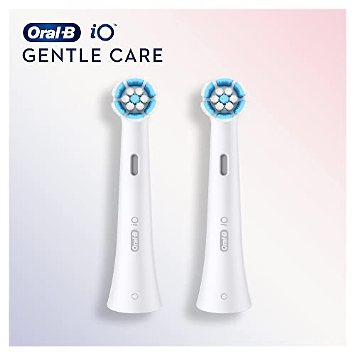 Oral-B iO Gentle Care Toothbrush Heads, Pack of 2 Counts