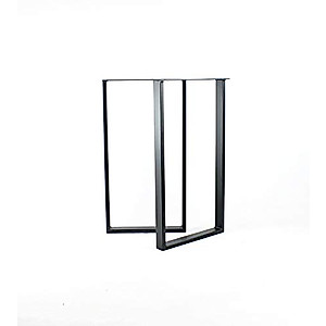 Powdercoated Tube Steel Bar Legs Set of Two-Choose Your Height and Width